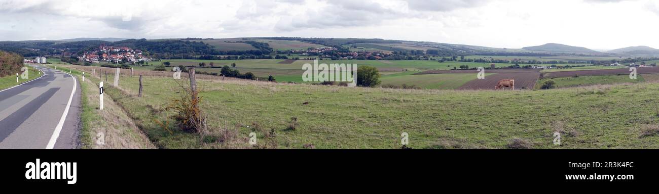 Trendelburg in the Diemel Valley Stock Photo - Alamy