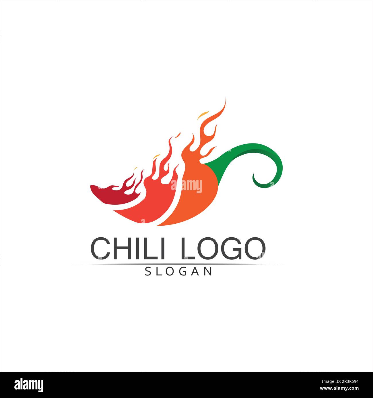 Red hot natural chili icon Template vector Illustration Stock Vector ...