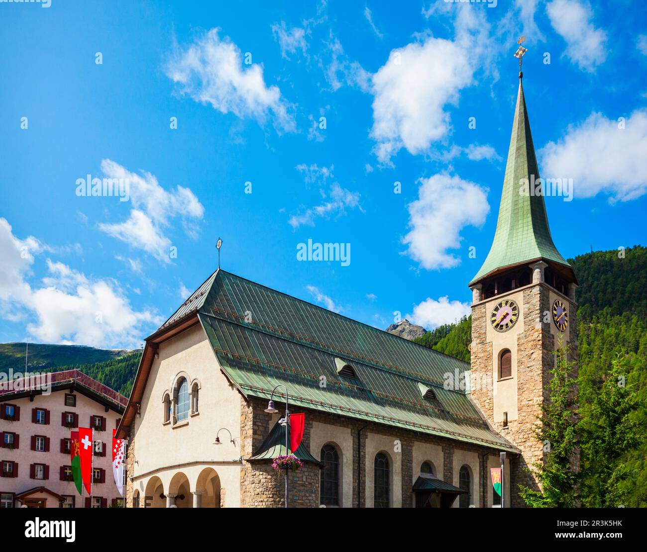 St. Mauritius parish church or Pfarrkirche St. Mauritius is located in ...