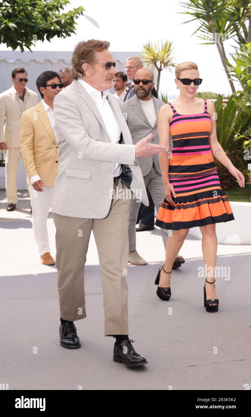 Rupert Friend, from back left, Stephen Park, Bryan Cranston, Jeffrey ...