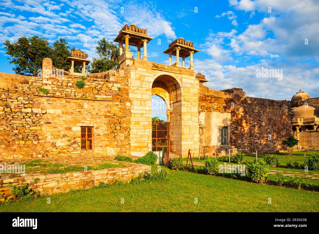 Rana Ratan Palace in Chittor Fort in Chittorgarh city, Rajasthan state ...
