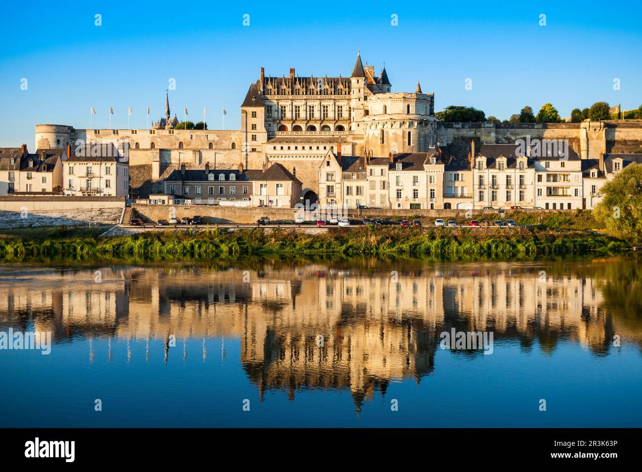 Chateau damboise aerial view hi-res stock photography and images - Alamy