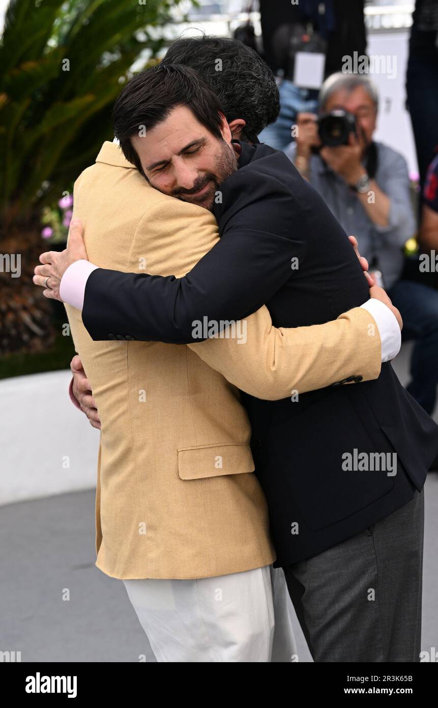 Jason Schwartzman (right) and Stephen Park attending the photocall for ...