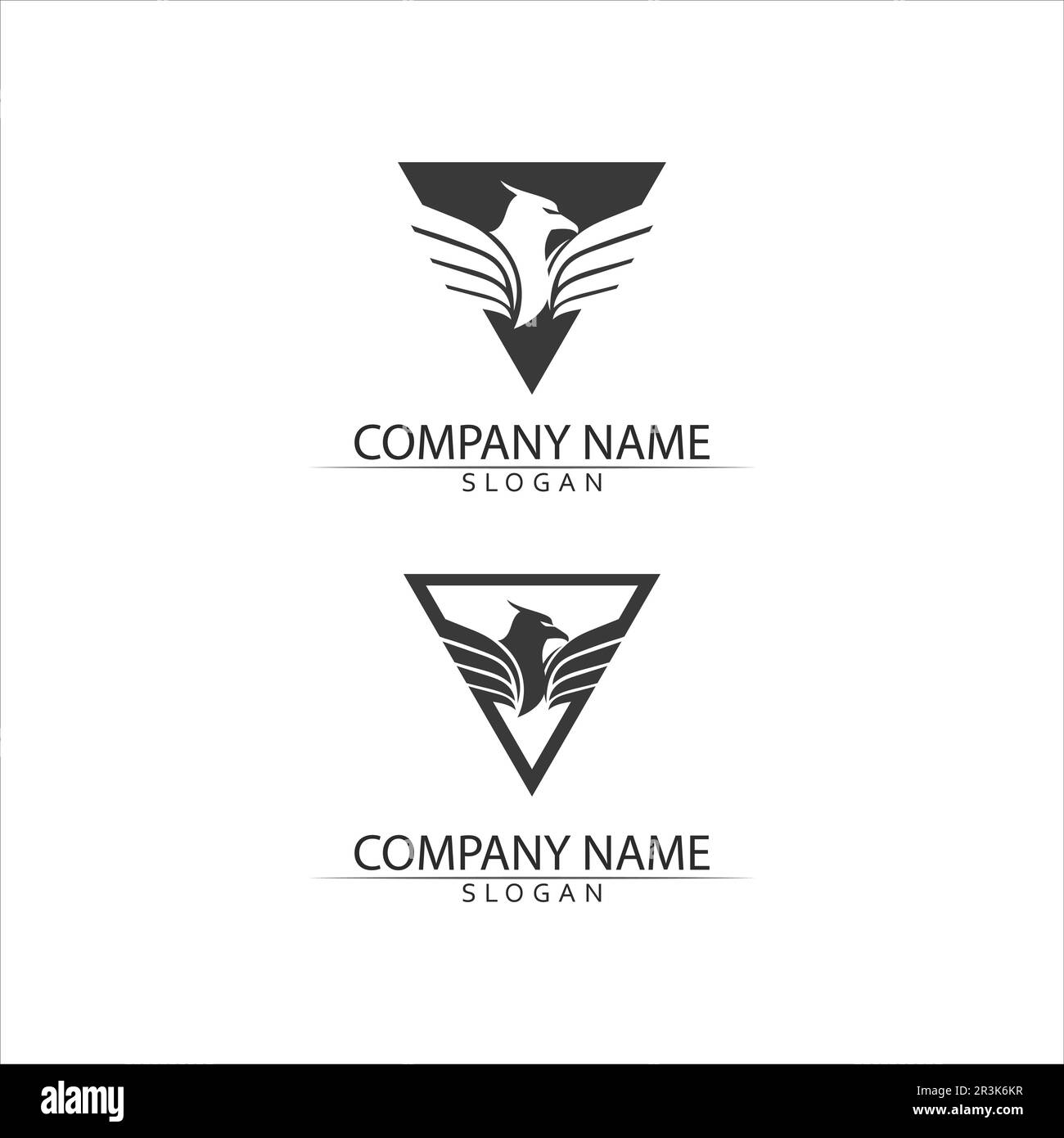 Falcon Logo Template vector illustration design Stock Vector Image ...