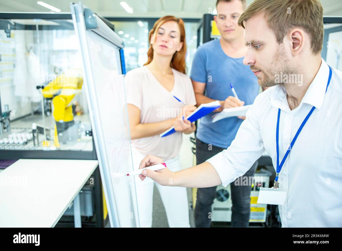 Training For Industrial Robots Stock Photo - Alamy