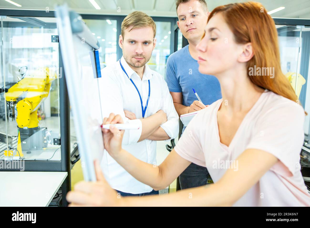 Training For Industrial Robots Stock Photo - Alamy