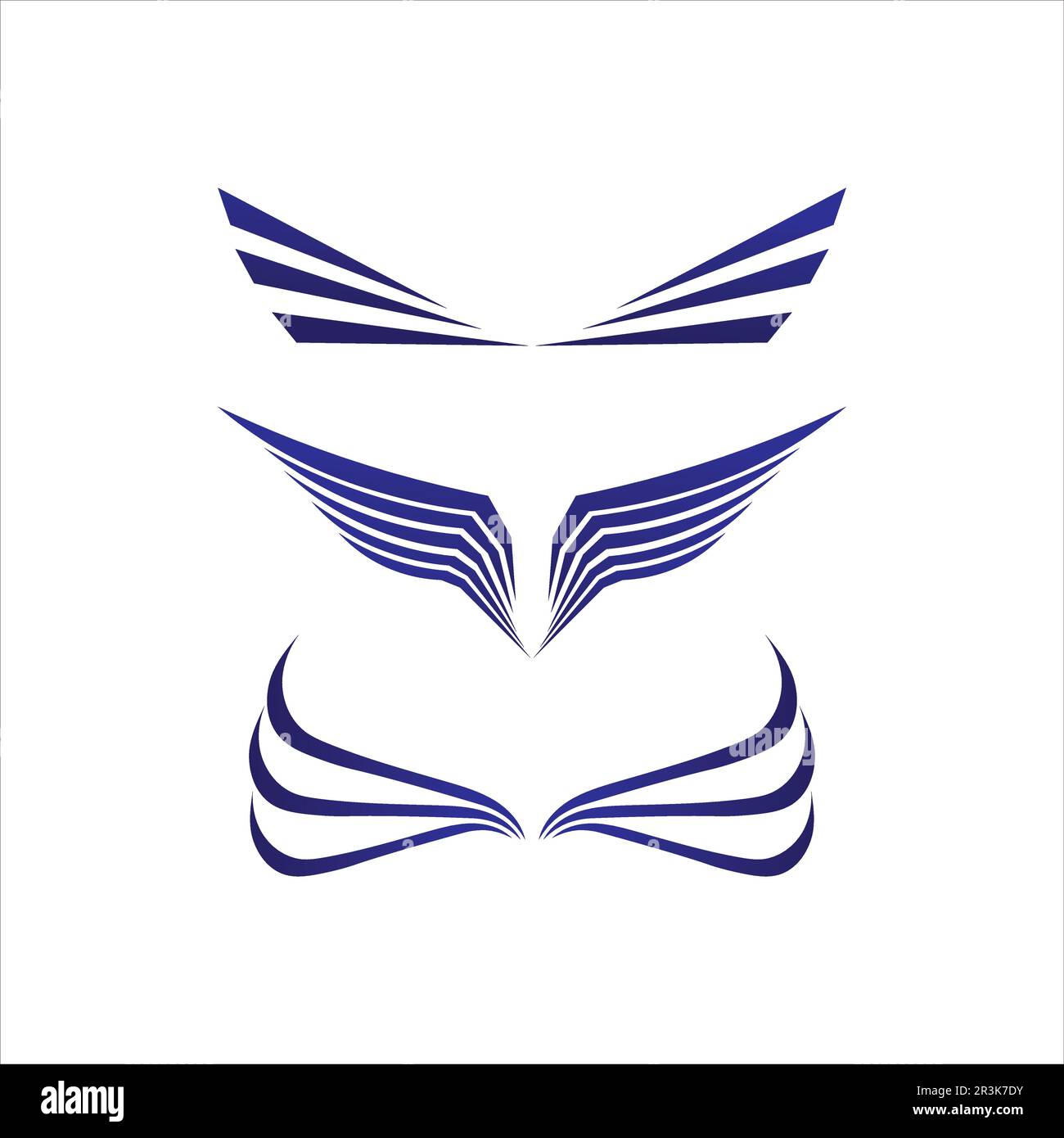Wing bird falcon love logo Stock Vector Image & Art - Alamy