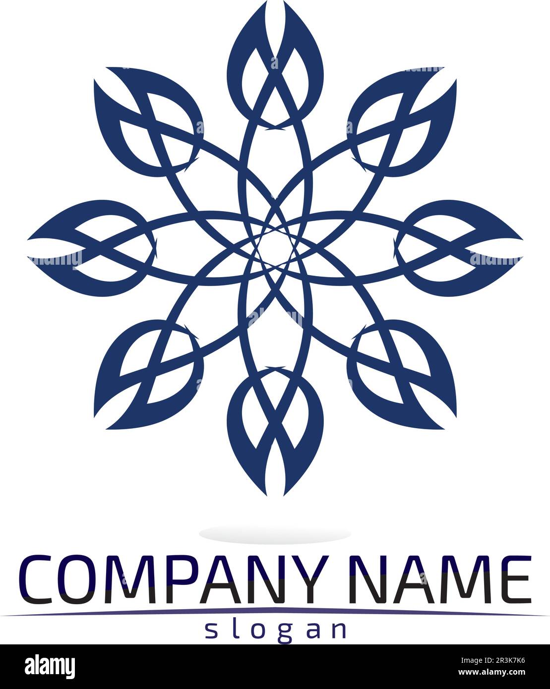 Vector Lotus Flower Sign for Wellness, Spa and Yoga. Vector ...