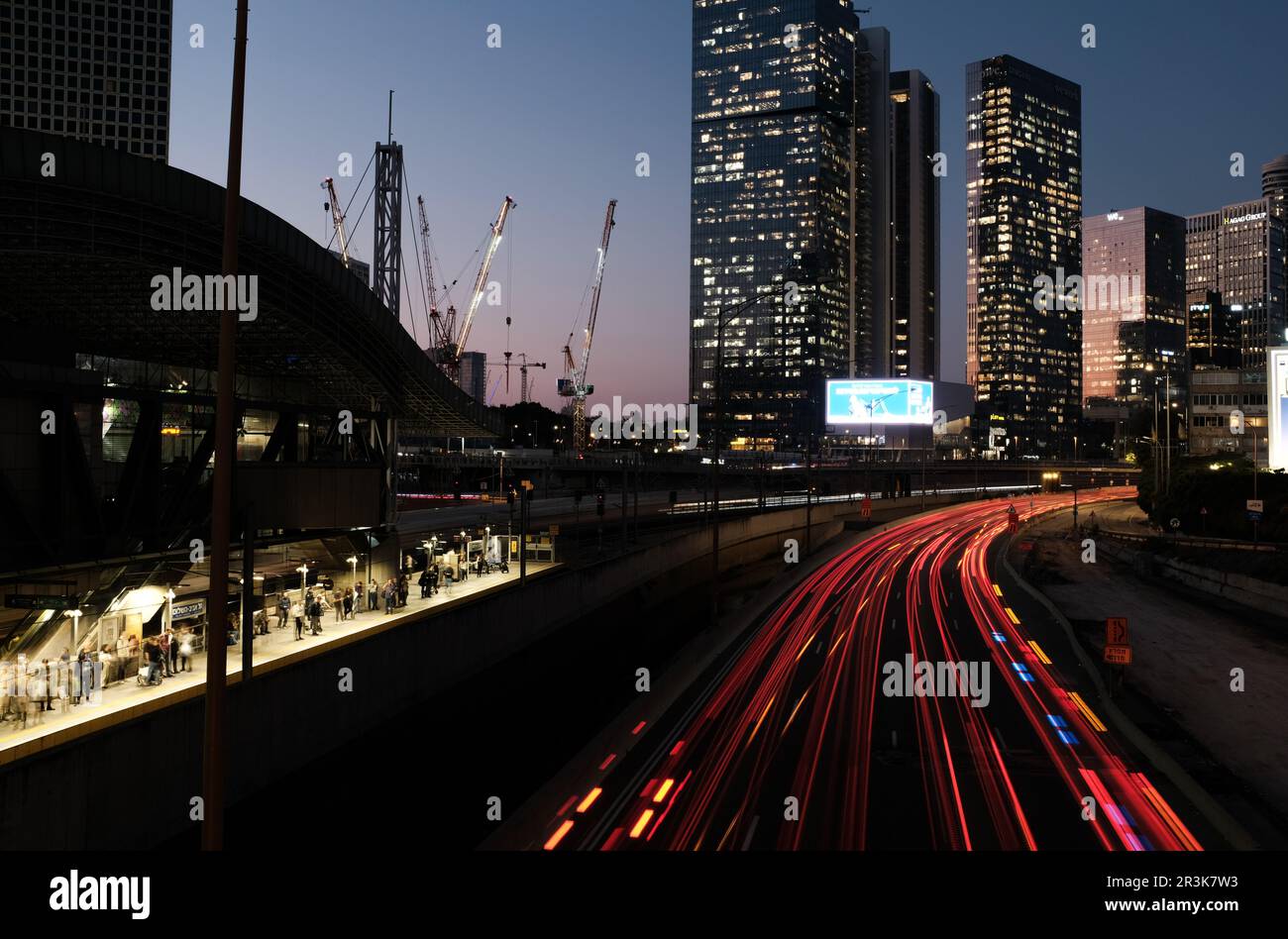 Hashalom road hi-res stock photography and images - Alamy