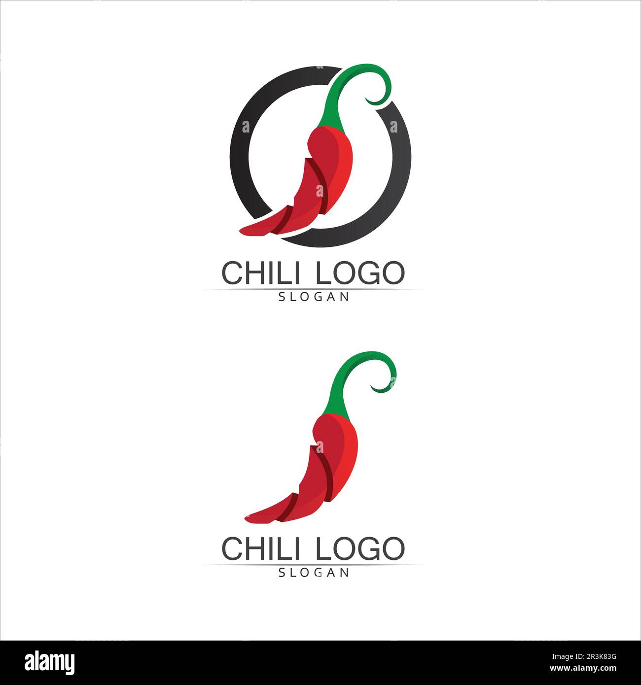Red hot natural chili icon Template vector Illustration Stock Vector ...