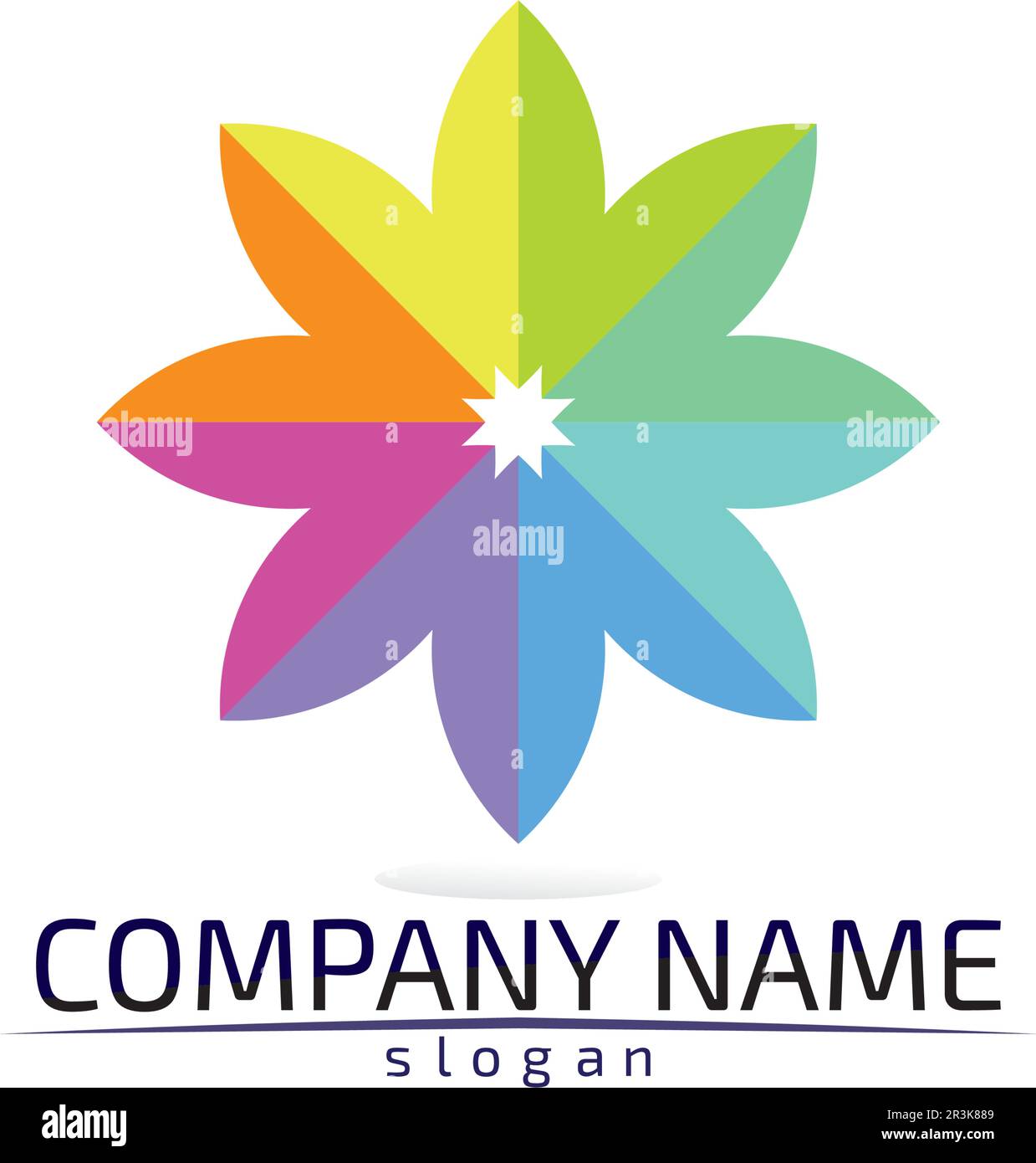 Vector Lotus Flower Sign for Wellness, Spa and Yoga. Vector ...