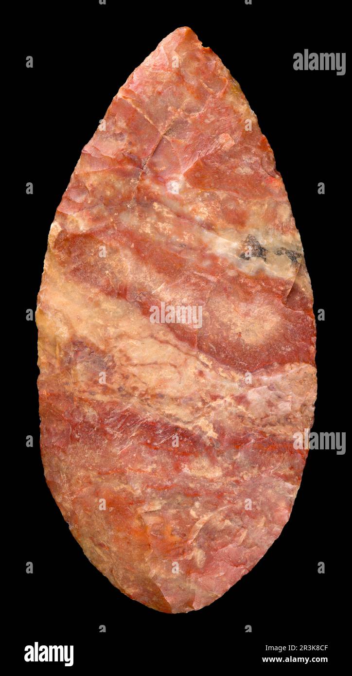 Point in chipped stone. Neolithic period. North Africa. 6,5 cm Stock ...