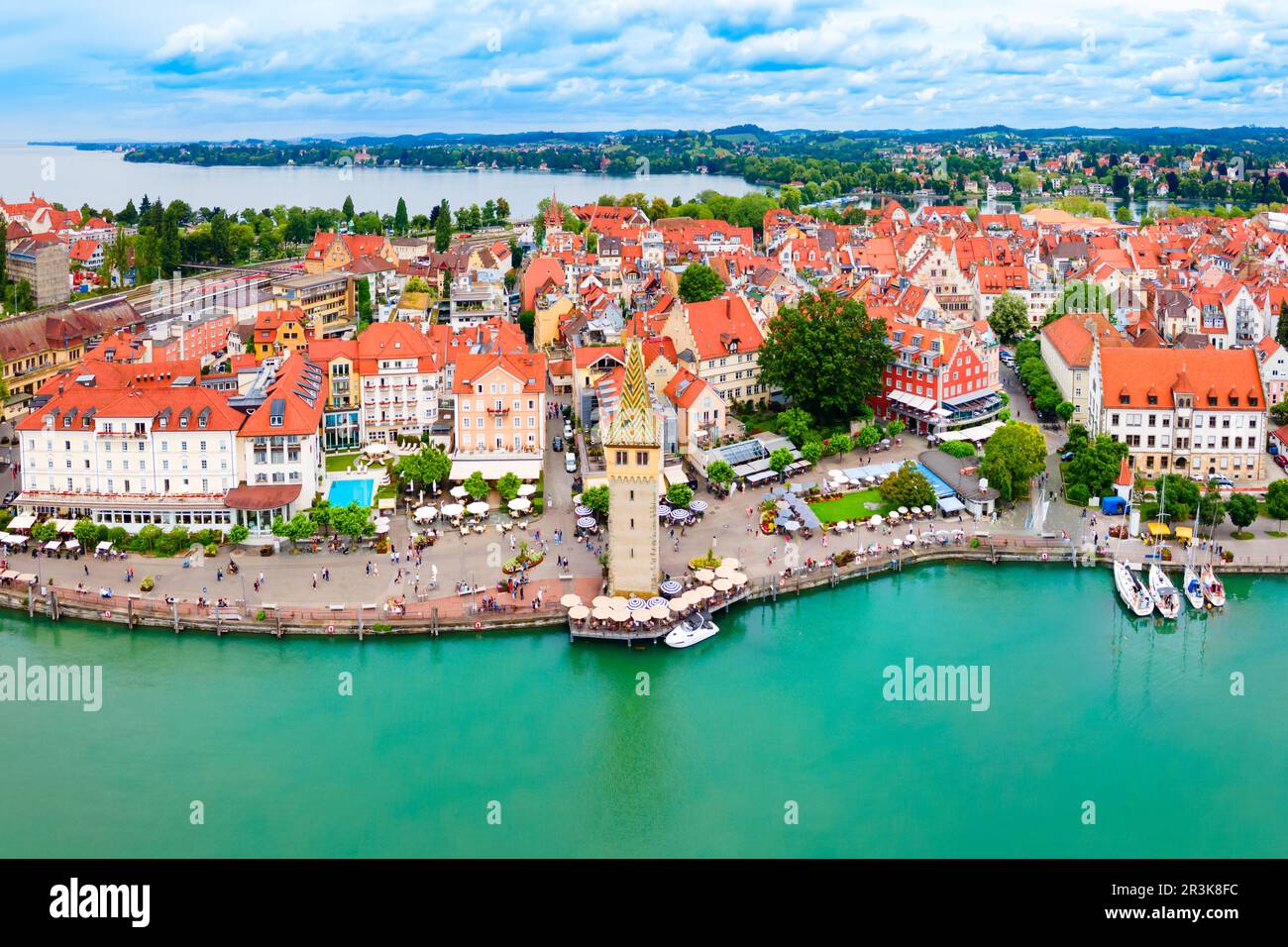 Panorama lindau harbour island hi-res stock photography and images - Alamy
