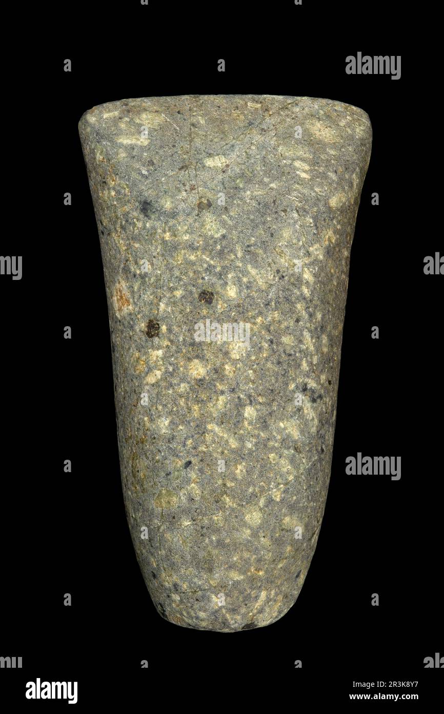 Polished stone axe. North Africa, Neolithic. 6,9cm Stock Photo - Alamy