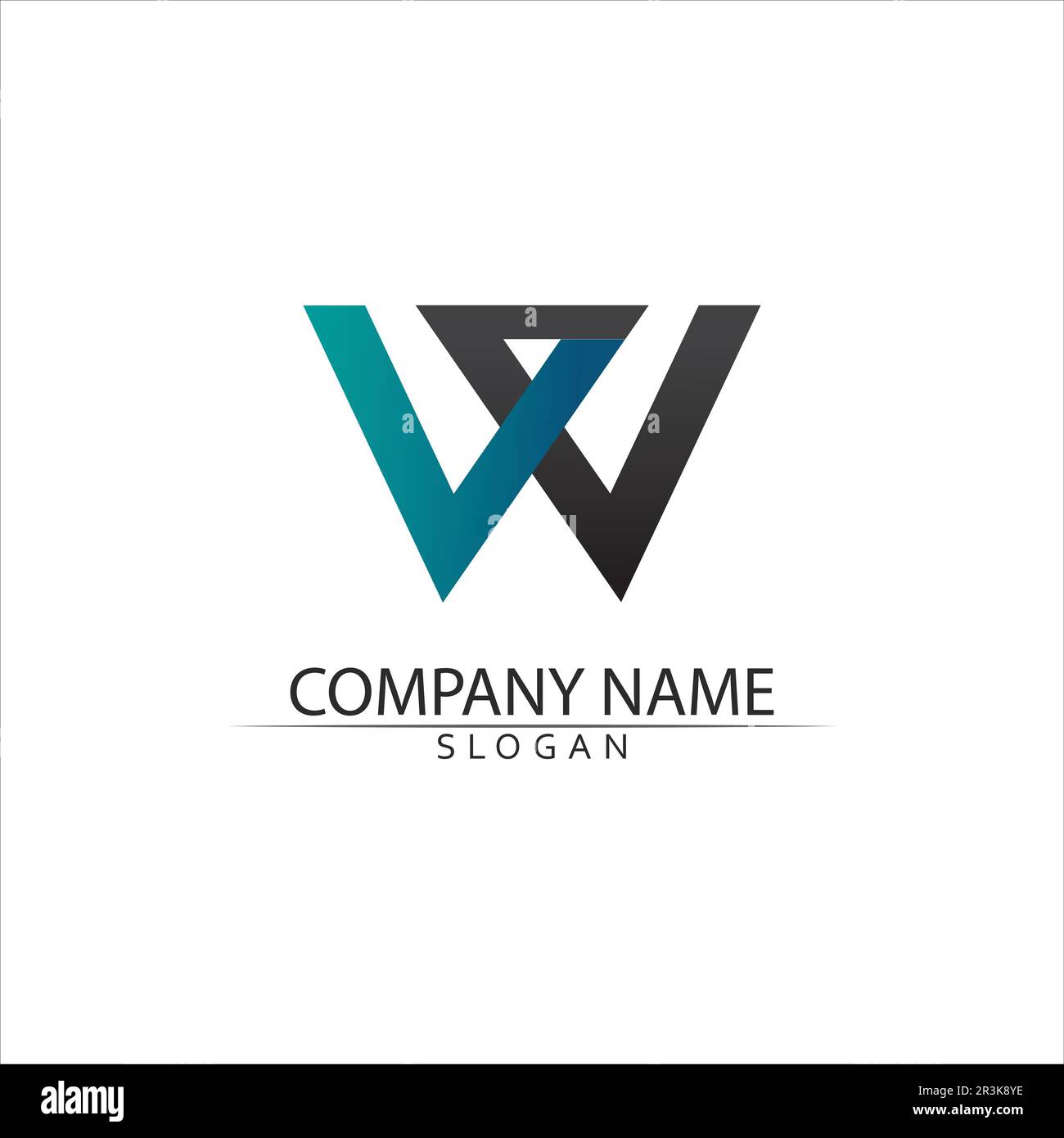 Font w Stock Vector Images - Alamy