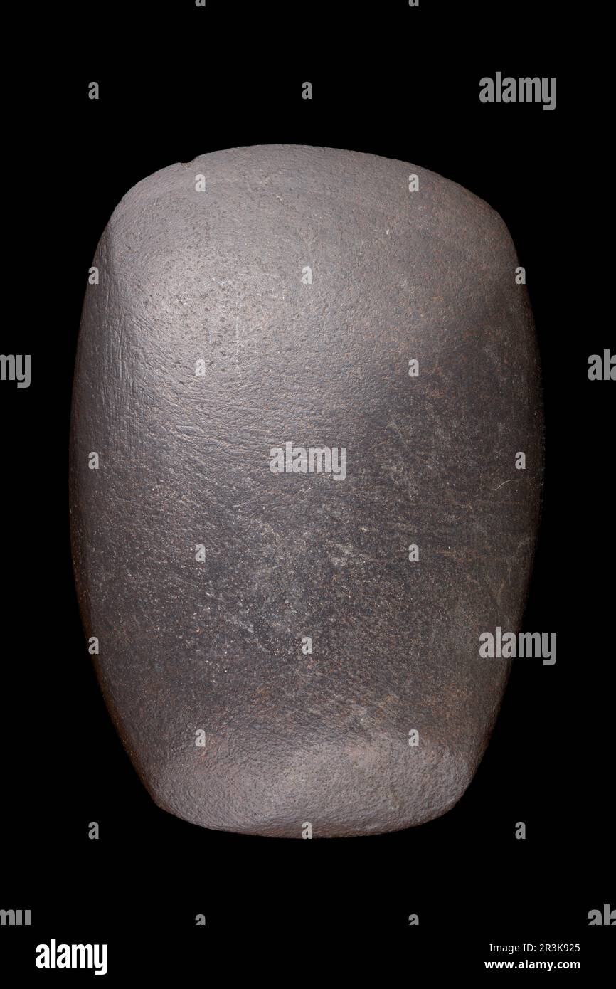 Ax polished in hematite (?). Neolithic period. North Africa, Neolithic ...
