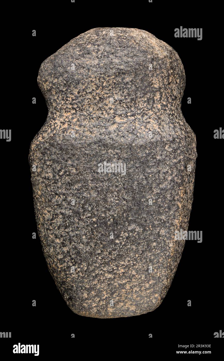 Basalt Throat Axe. Neolithic period. North Africa. 9,5cm Stock Photo ...