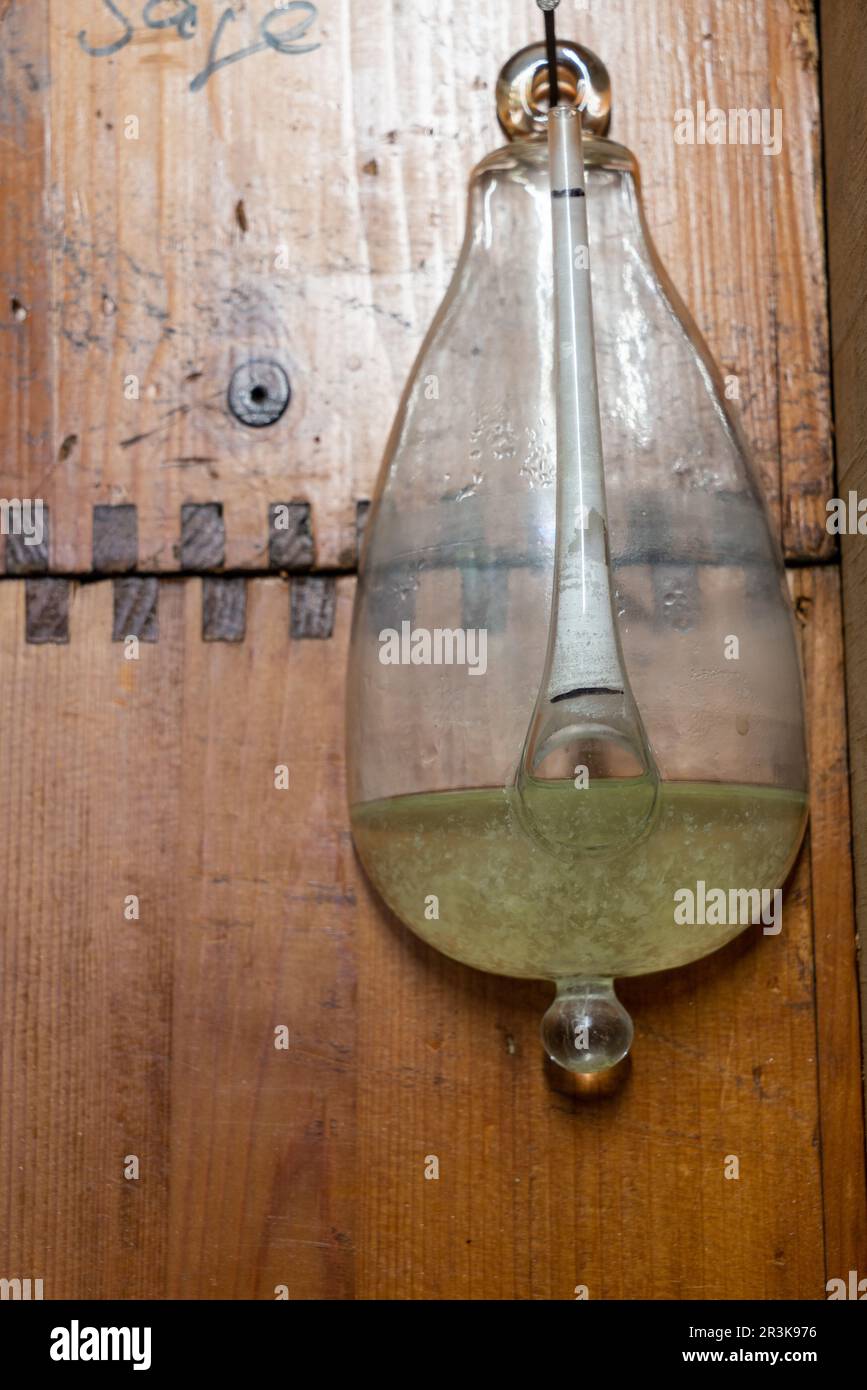 Goethe barometer for measuring air pressure Stock Photo - Alamy