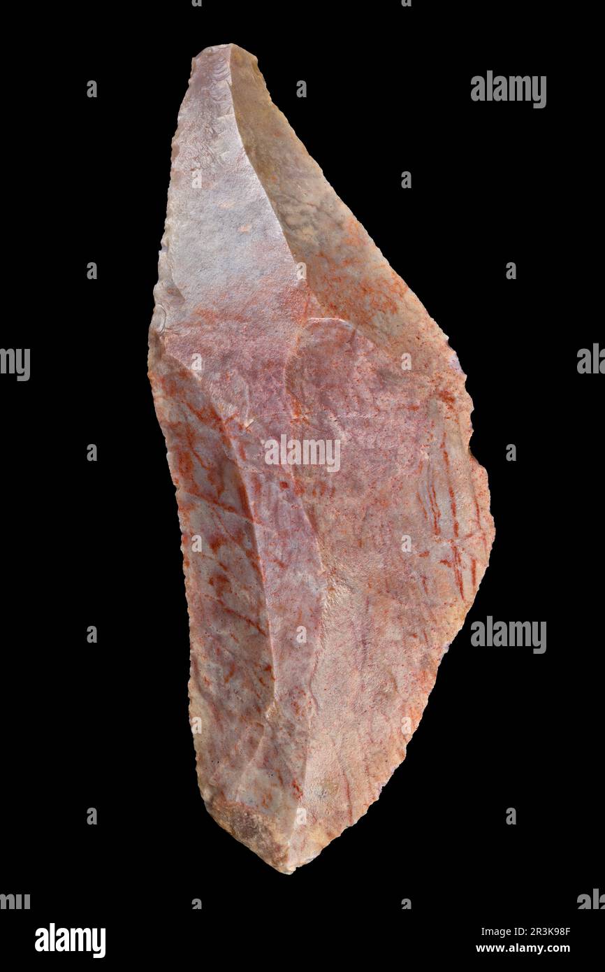 Scraper. Neolithic period. North Africa. 9.5cm Stock Photo - Alamy