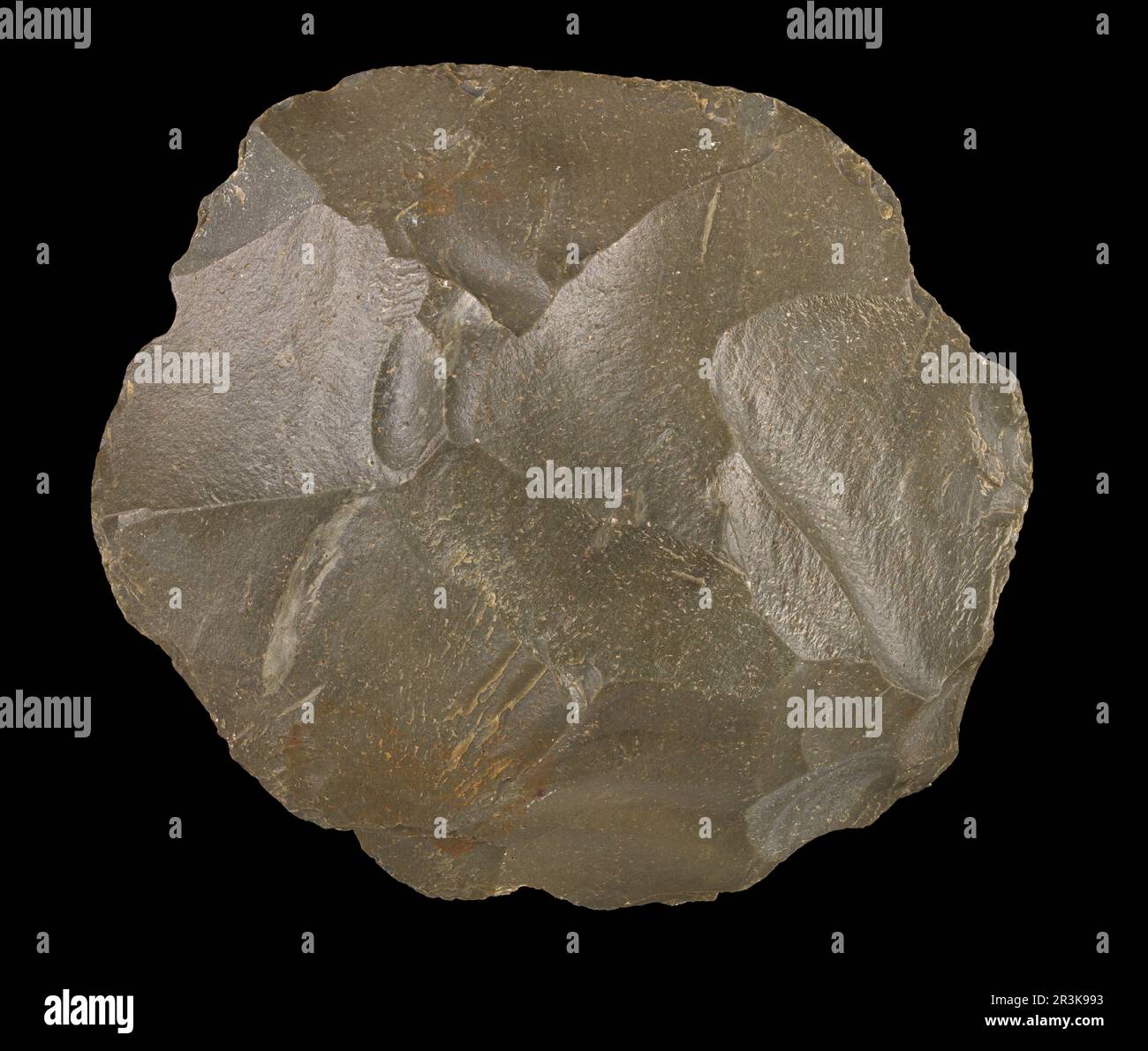 Green Jasper Nucleus. Neolithic period. Mali. 13 cm Stock Photo - Alamy