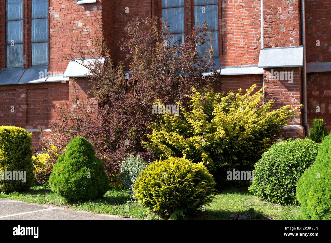 Landscape design bushes hi-res stock photography and images - Alamy
