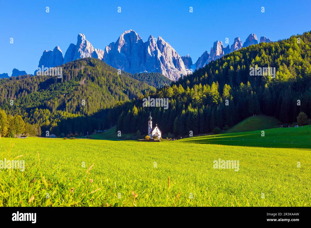 Italy, Tyrol, the Val di Funes Valley Stock Photo - Alamy
