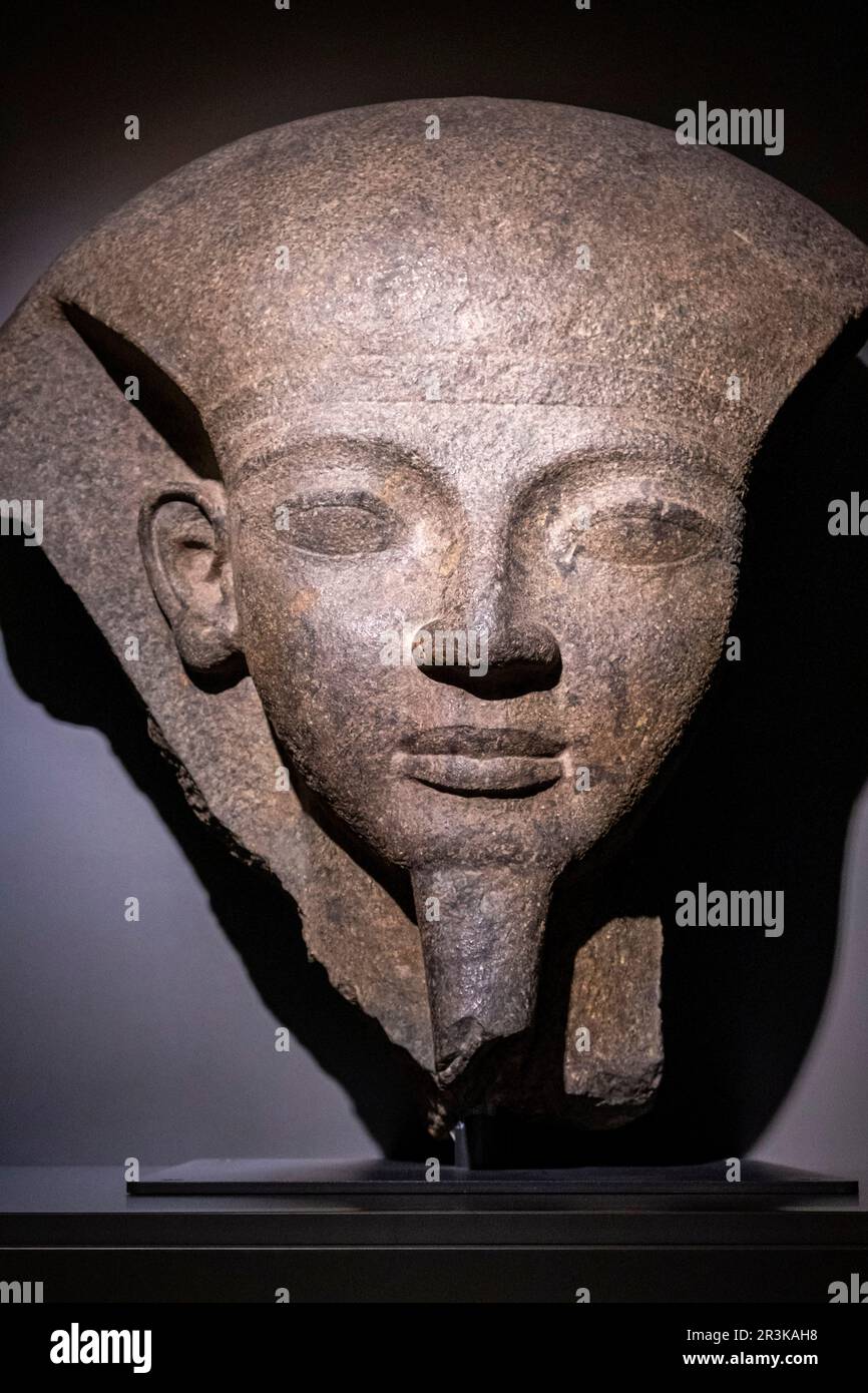 fragment of the lid of the sarcophagus of pharaoh Ramesses VI, 20th ...