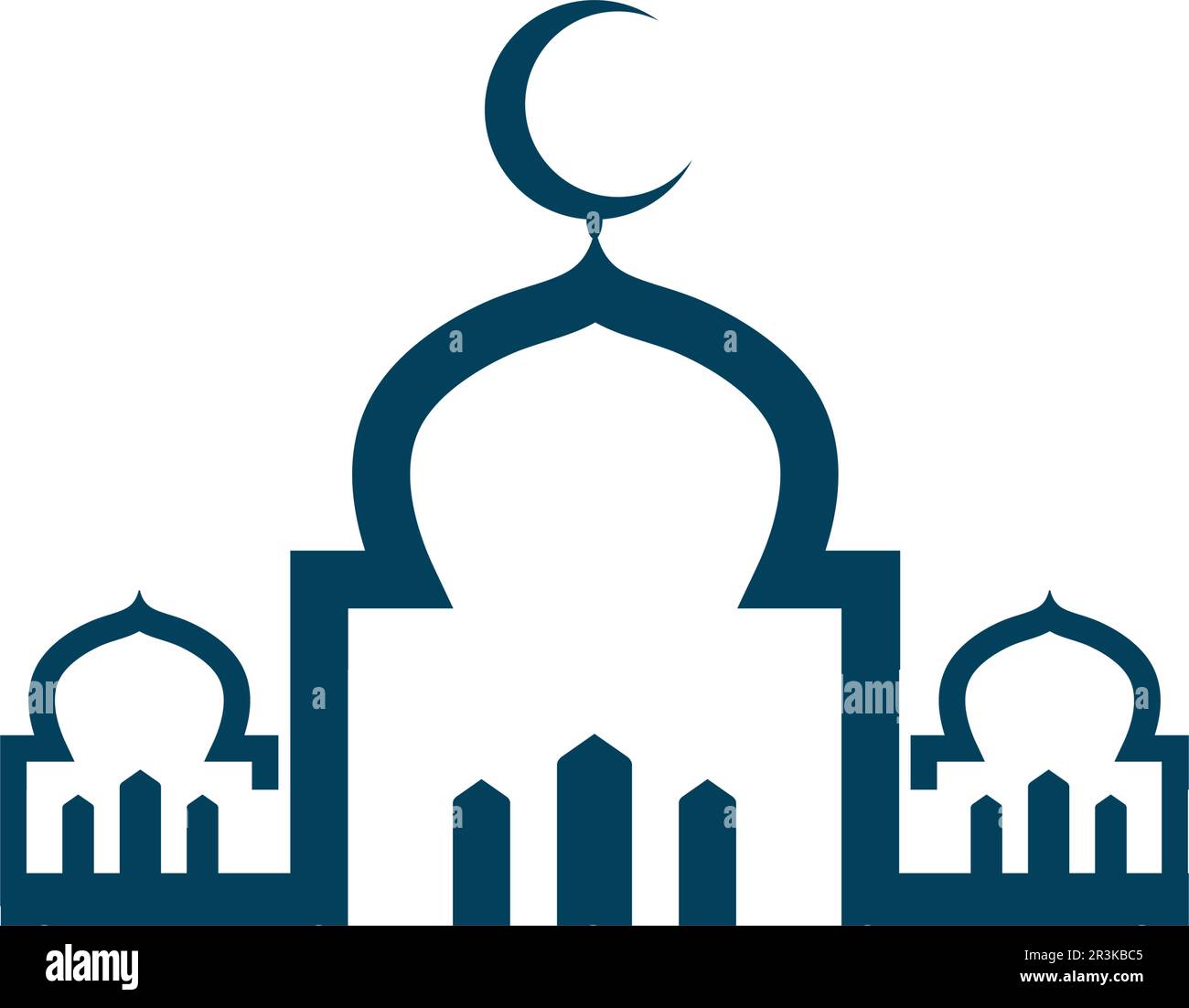 Mosque ramadhan and islamic design arabian logo Stock Vector Image ...