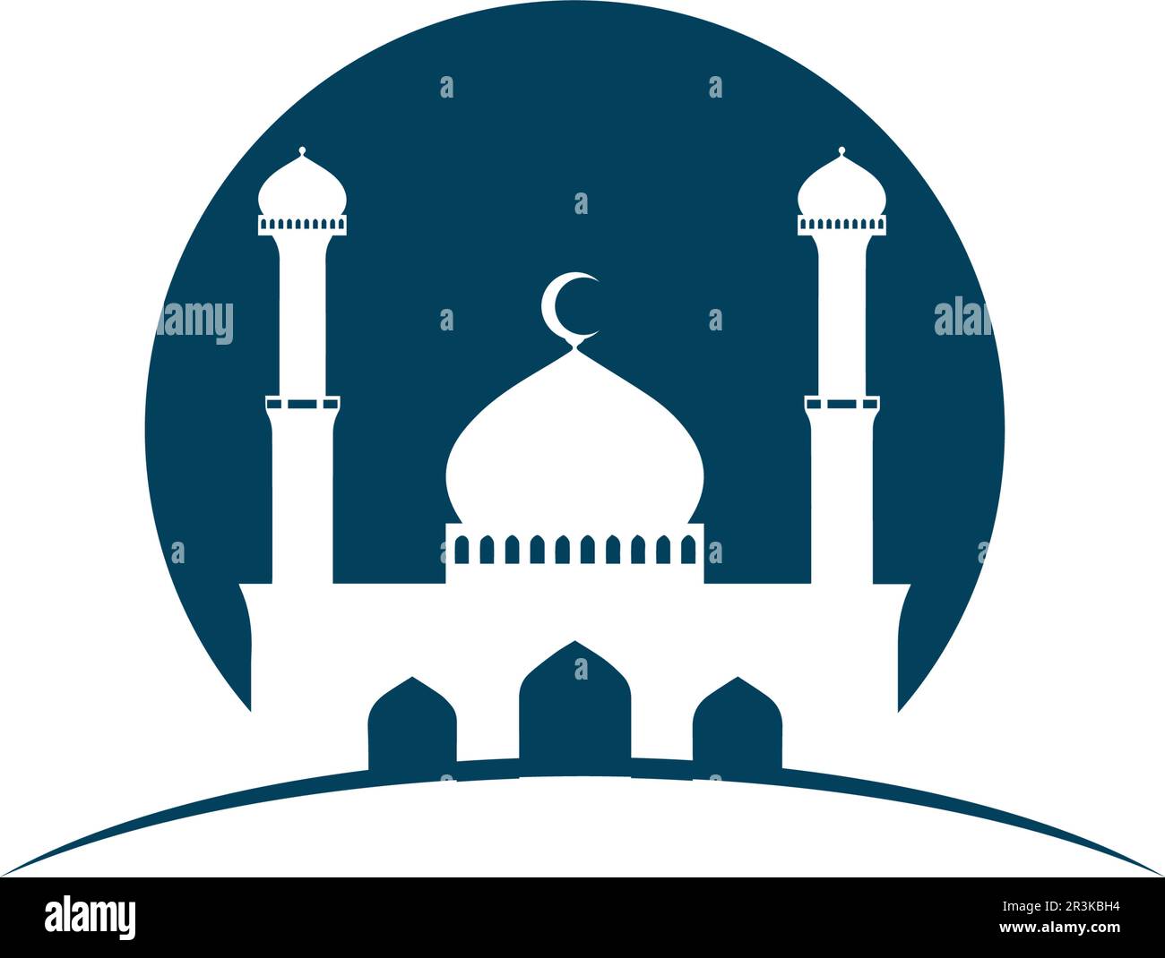 Mosque ramadhan and islamic design arabian logo Stock Vector Image ...