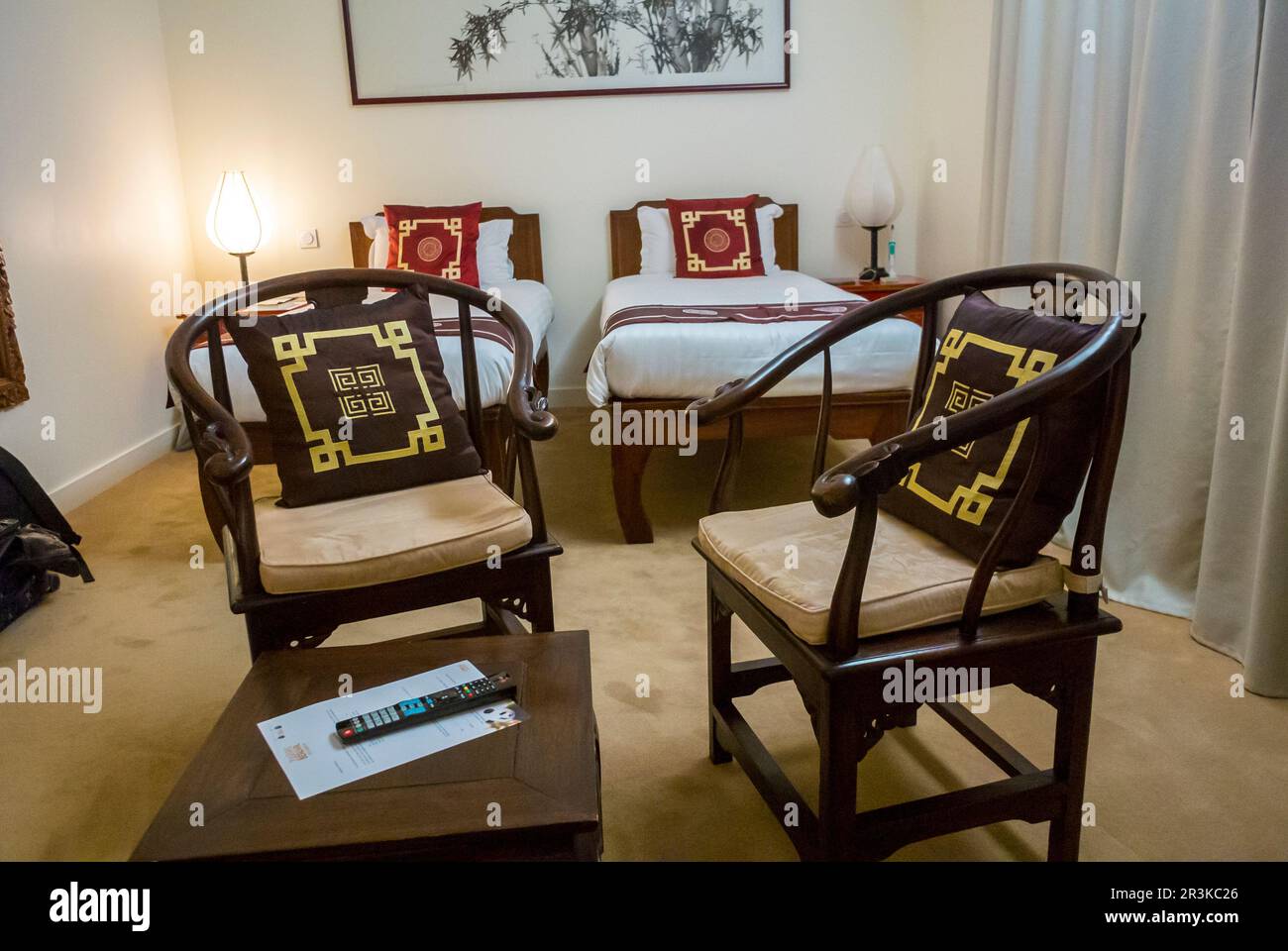 Saint-Aignan, FRANCE, View Inside Room, Chinese Decor, Zoo de Beauval ...