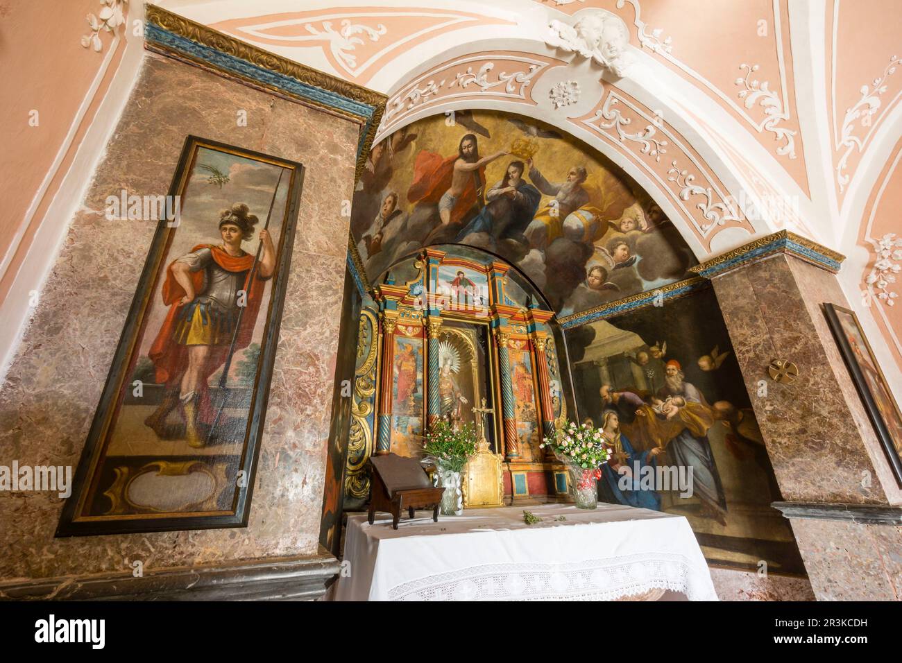 Baroque altarpiece, 1622, designed by Francesc Ferrer, Oratory, ,Alaro ...