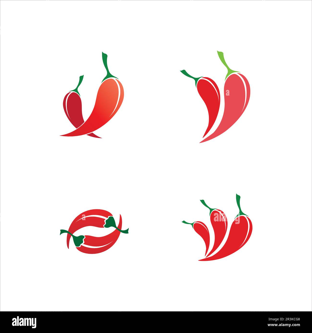 Red hot natural chili icon Template vector Illustration Stock Vector ...