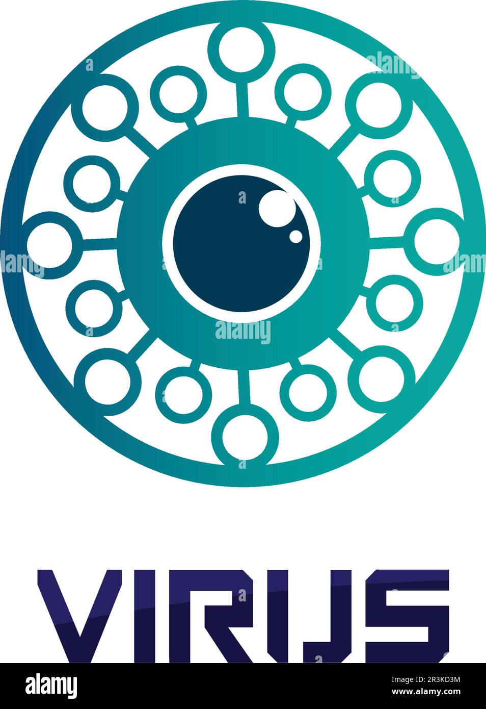 virus corona virus vector and mask design logo viral vector and design ...