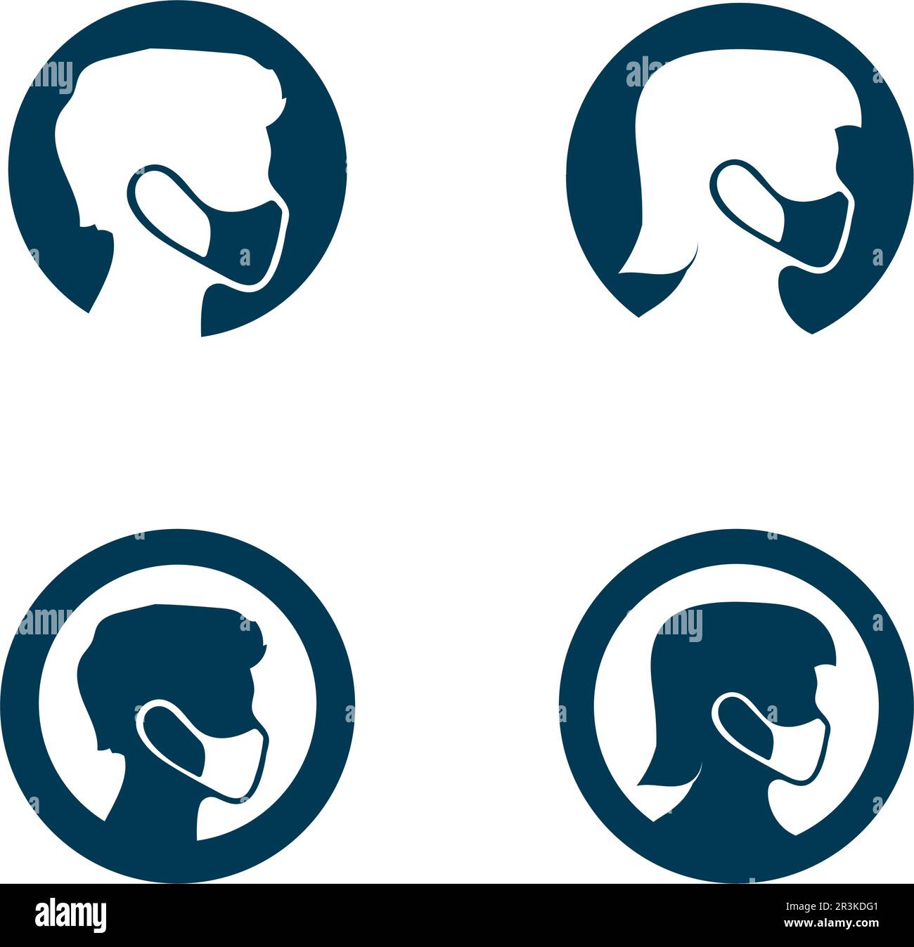 virus corona virus vector and mask design logo viral vector and design ...