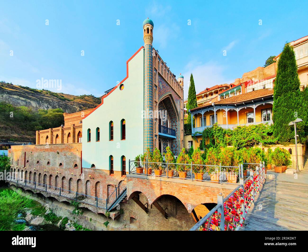 Tbilisi Juma Mosque in Tbilisi old town. Tbilisi is the capital and the ...