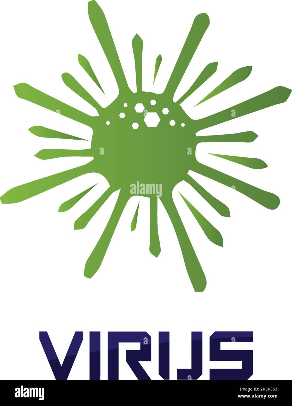 virus corona virus vector and mask design logo viral vector and design ...