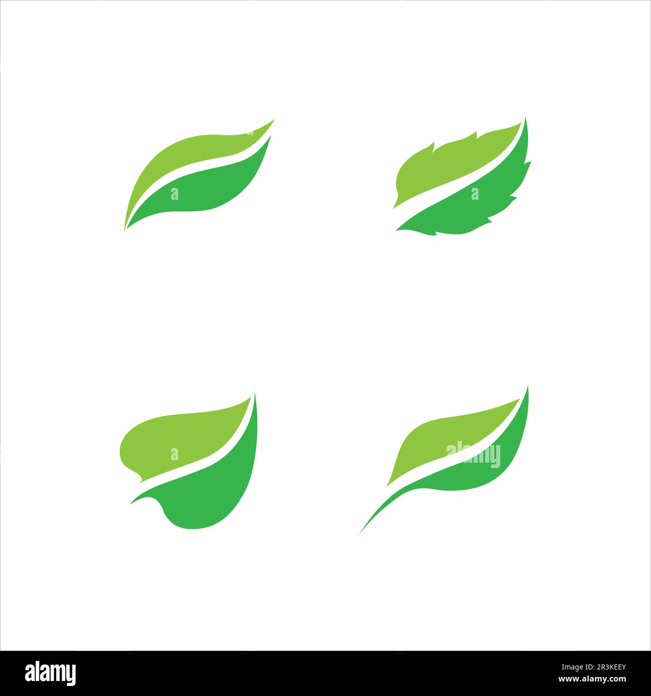 Tree leaf vector and green logo design friendly concept Stock Vector ...