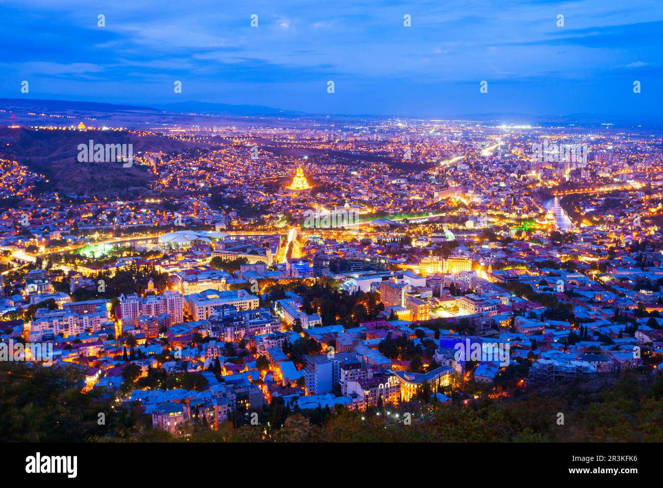 Night tbilisi hi-res stock photography and images - Alamy