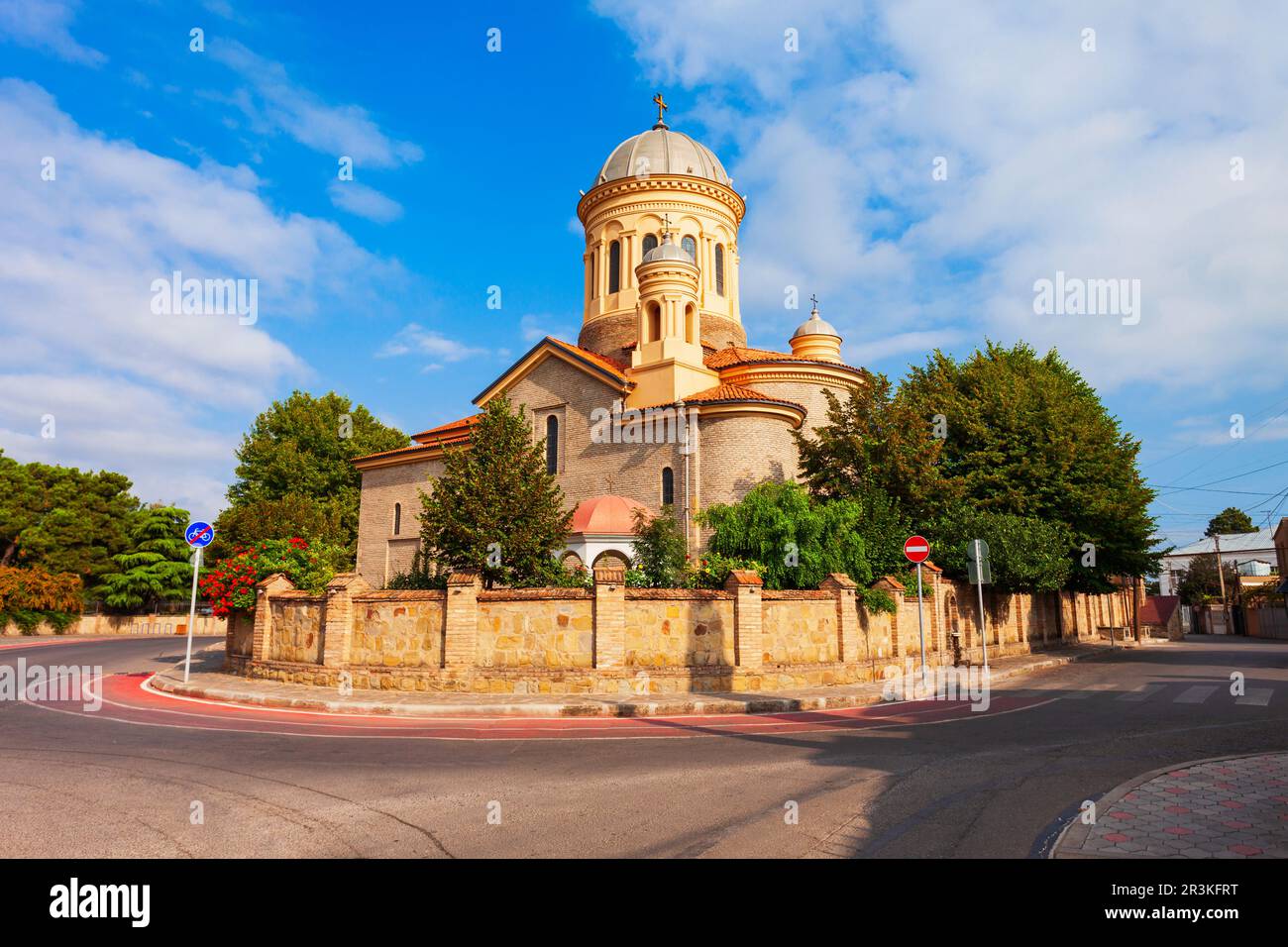 Gori Cathedral of Saint Mary in Gori old town. Gori is a city in ...