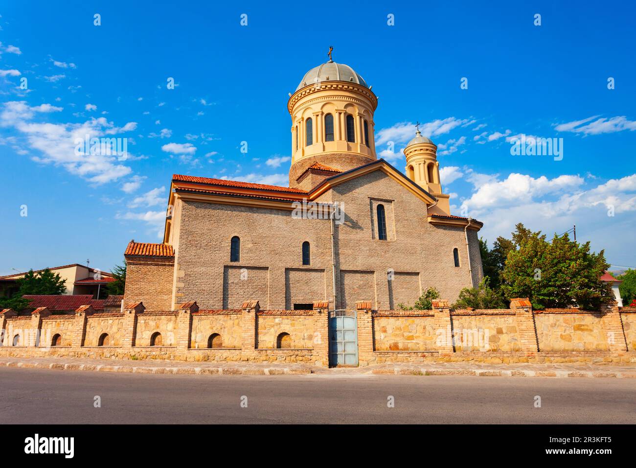 Gori Cathedral of Saint Mary in Gori old town. Gori is a city in ...