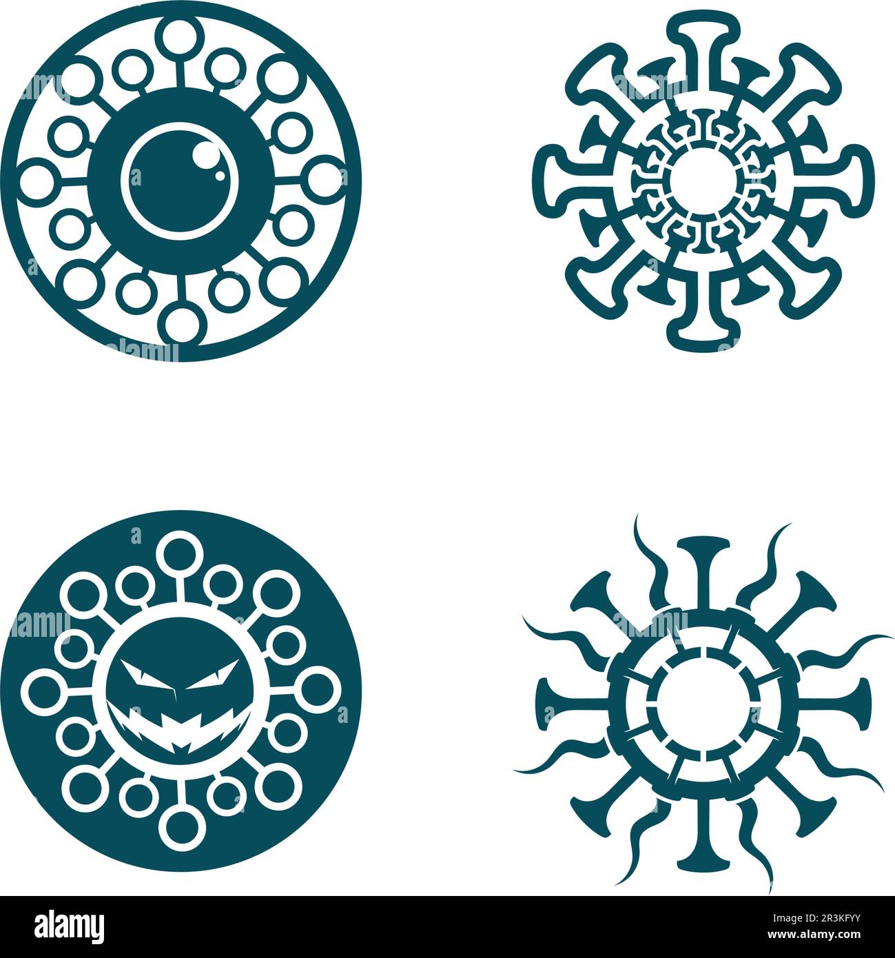 virus corona virus vector and mask design logo viral Stock Vector Image ...
