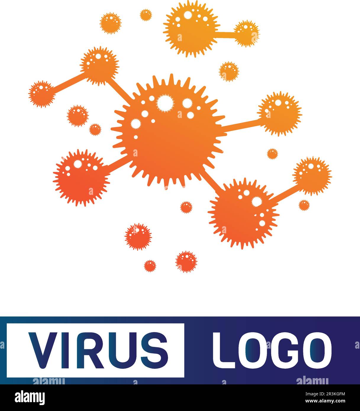 virus corona virus vector and mask design logo viral vector and design ...