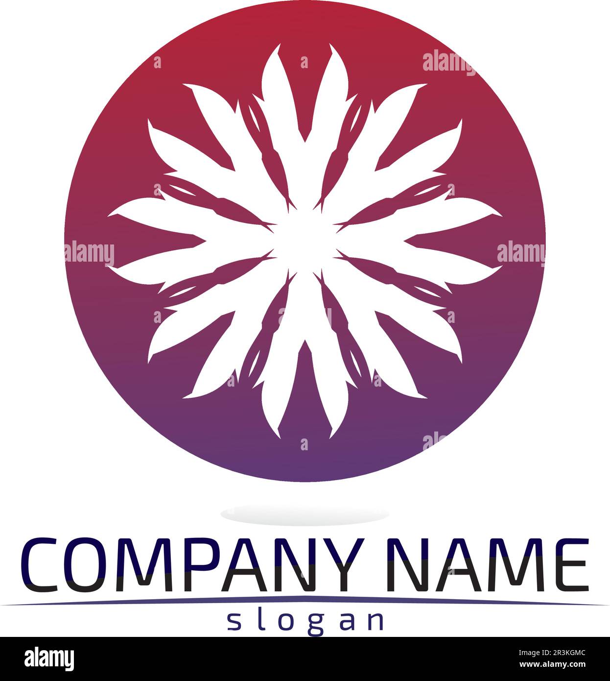 Vector Lotus Flower Sign for Wellness, Spa and Yoga. Vector ...