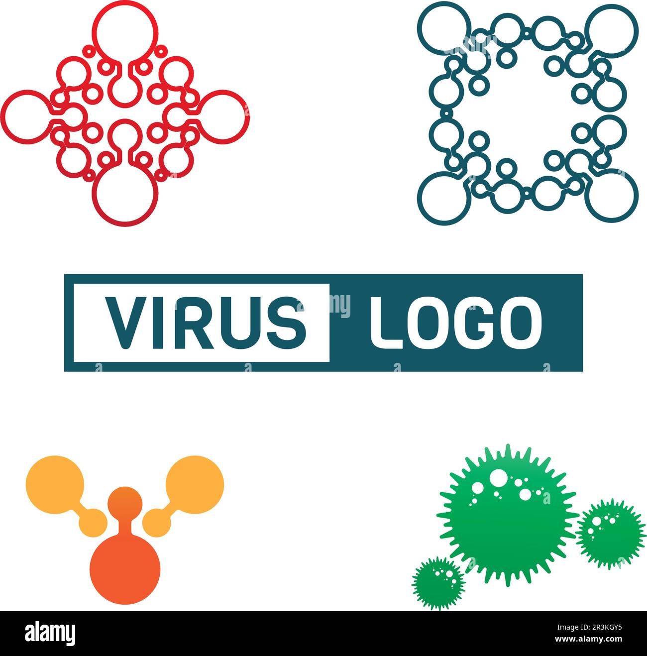 virus corona virus vector and mask design logo viral vector and design ...