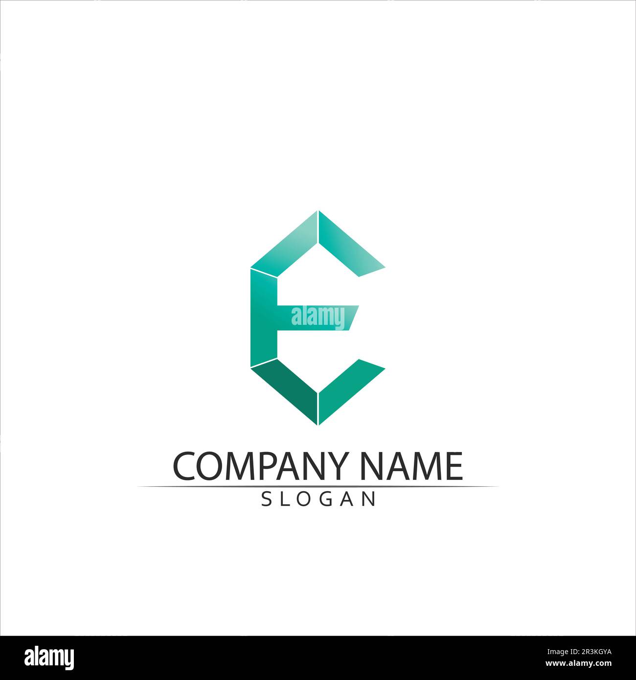 Vector e Abstract icons for letter E logo Stock Vector Image & Art - Alamy