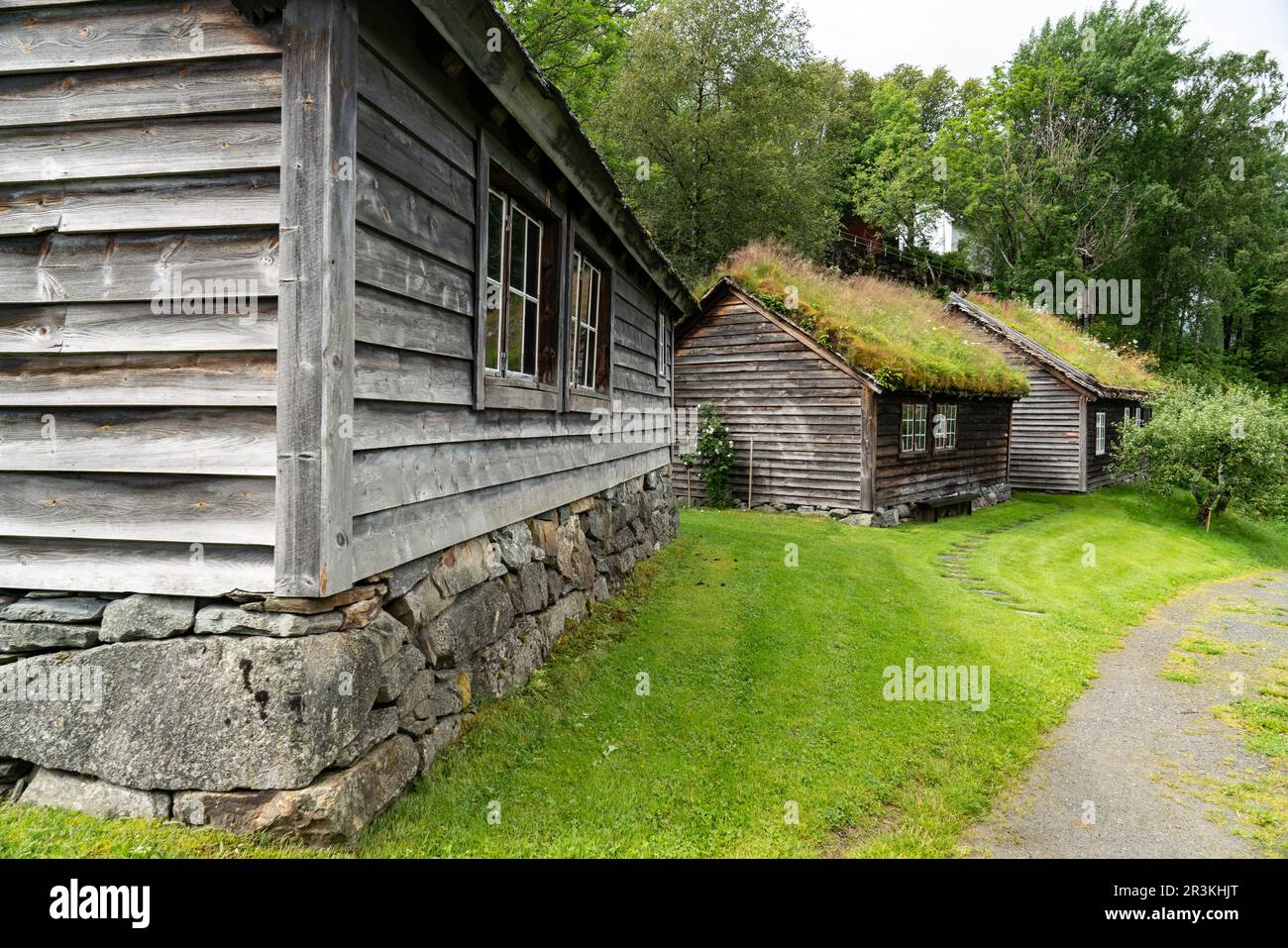 Open-air museum in Utne on the Hardangerfjord, Norway Stock Photo - Alamy