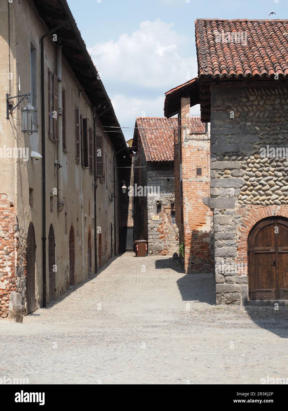 Ricetto medieval village in Candelo Stock Photo - Alamy