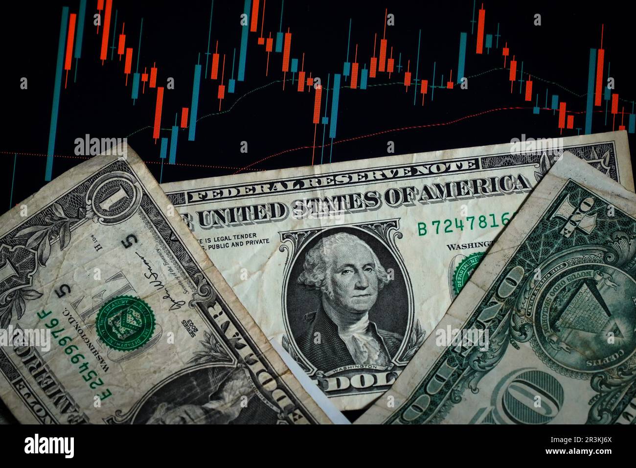 Us America dollar cash money banknote Stock Photo - Alamy