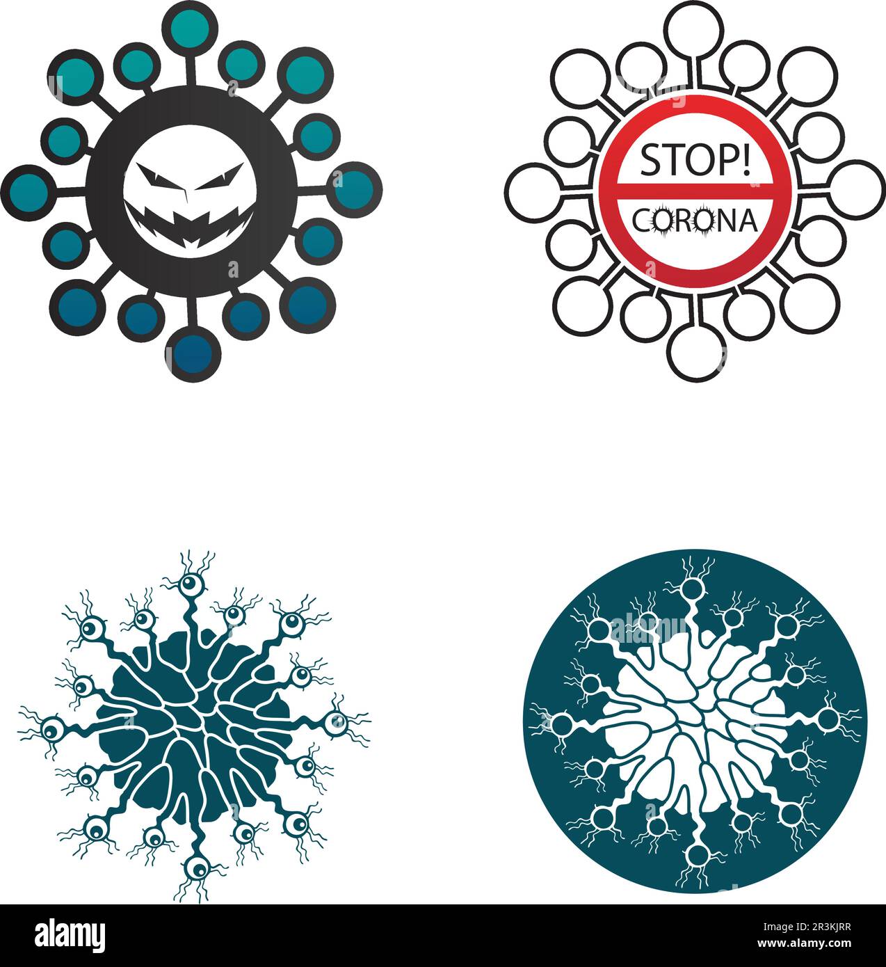 virus corona virus vector and mask design logo viral Stock Vector Image ...