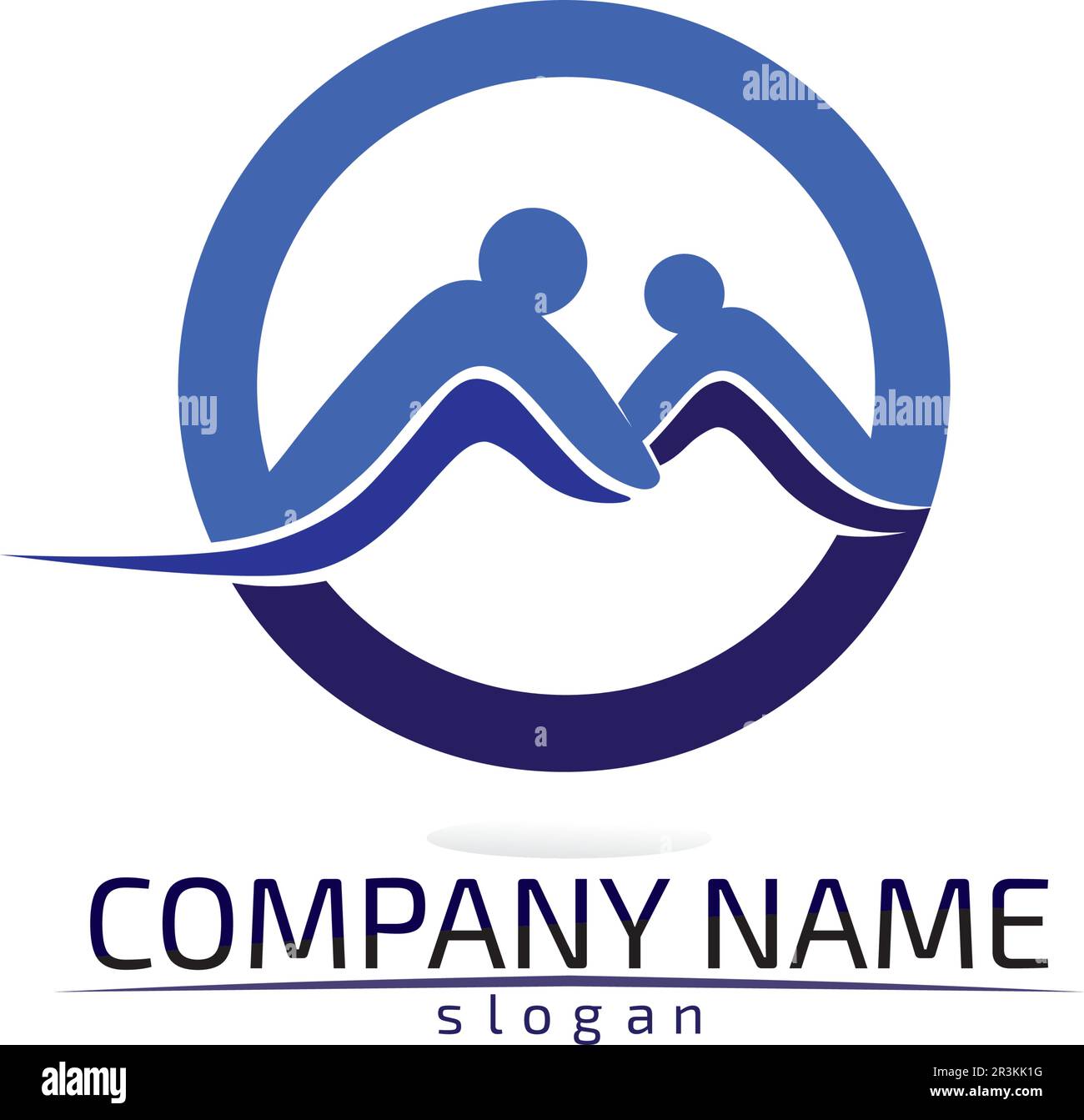Community Care Logo People Icons In Circle Vector Concept Engagement ...
